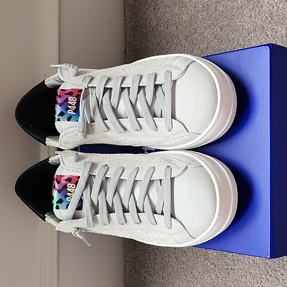 P448 | Shoes | P448 Jack Pearl Glitter Sneaker | Poshmark